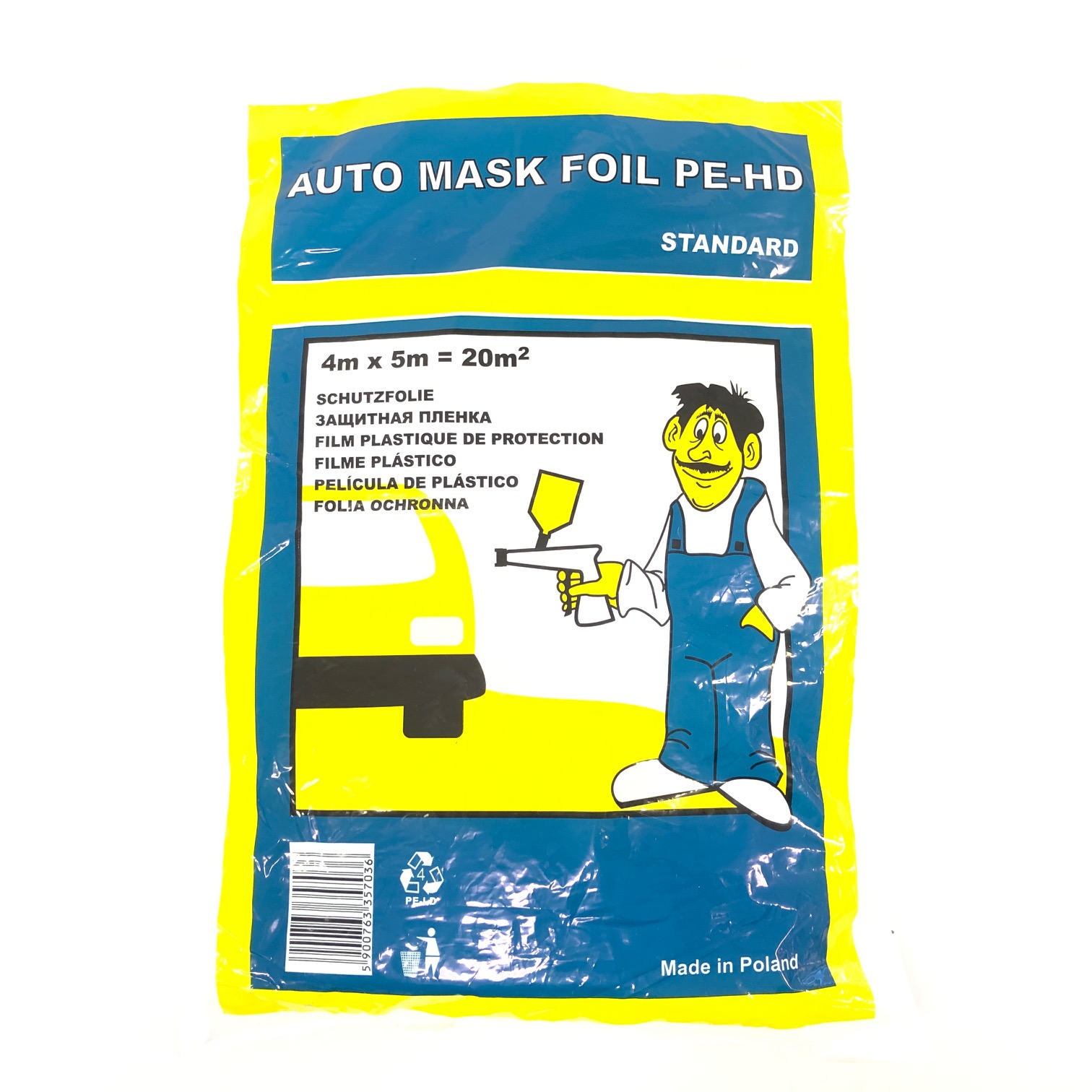 Håndmaskering inklusive tape | Bilfarve.dk